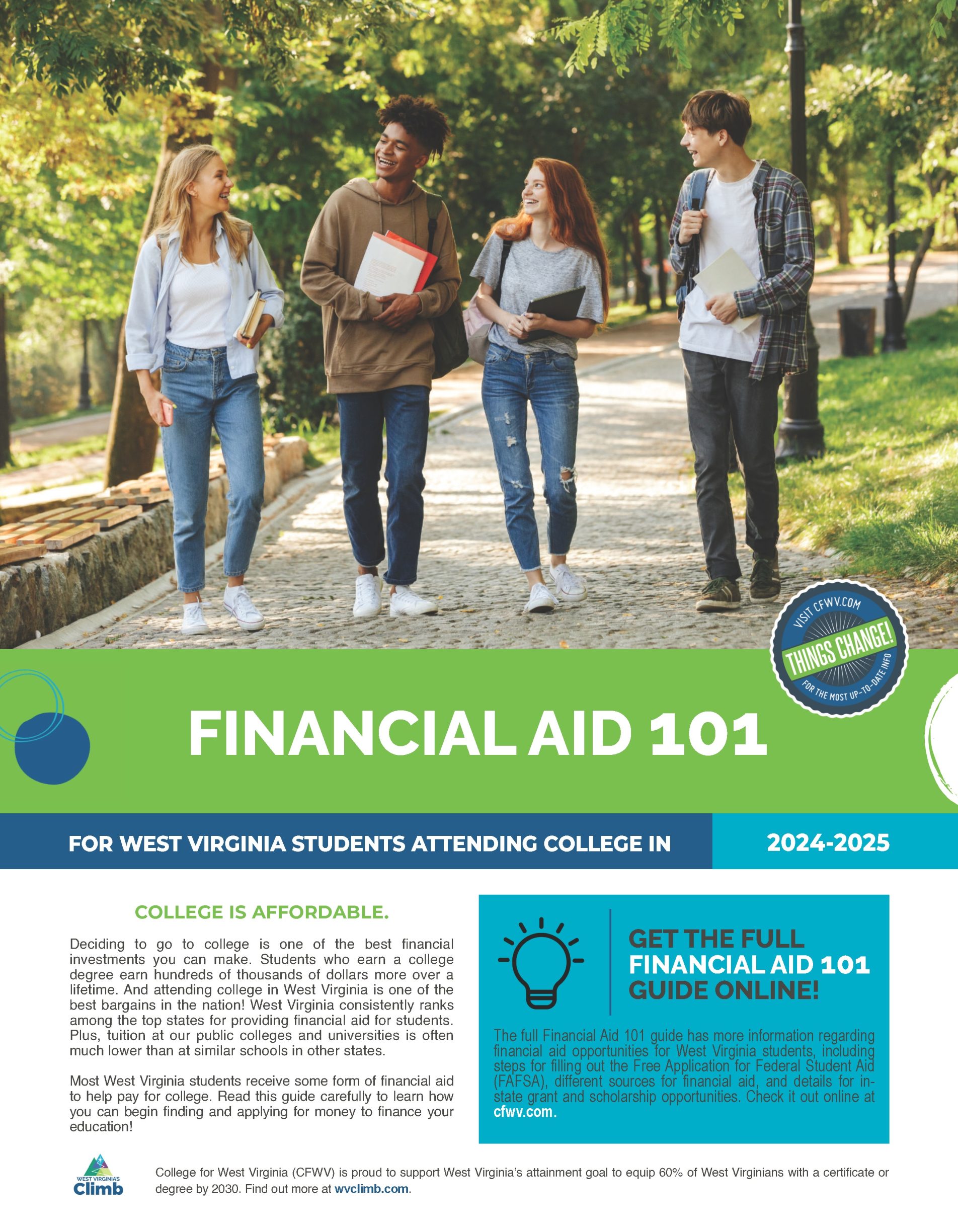 Financial Aid 101 Condensed Version 2024-2025 | CFWV Connect